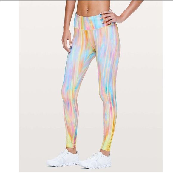 lululemon athletica | Pants & Jumpsuits | Lululemonspeed Wunder Rainbow Seawheeze 2 | Poshmark